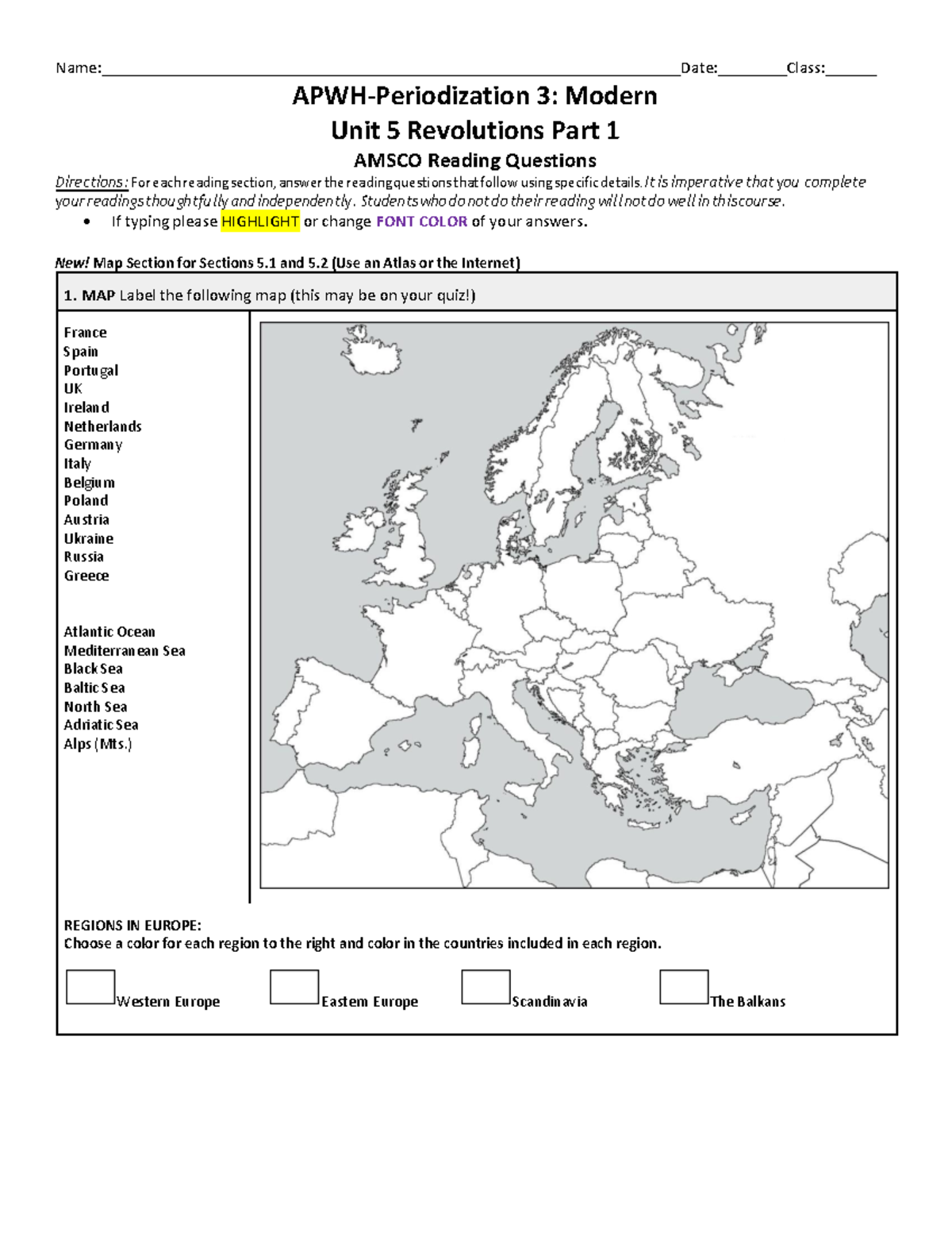 P3 2 Unit 5 Reading Packet part 1 - - Studocu