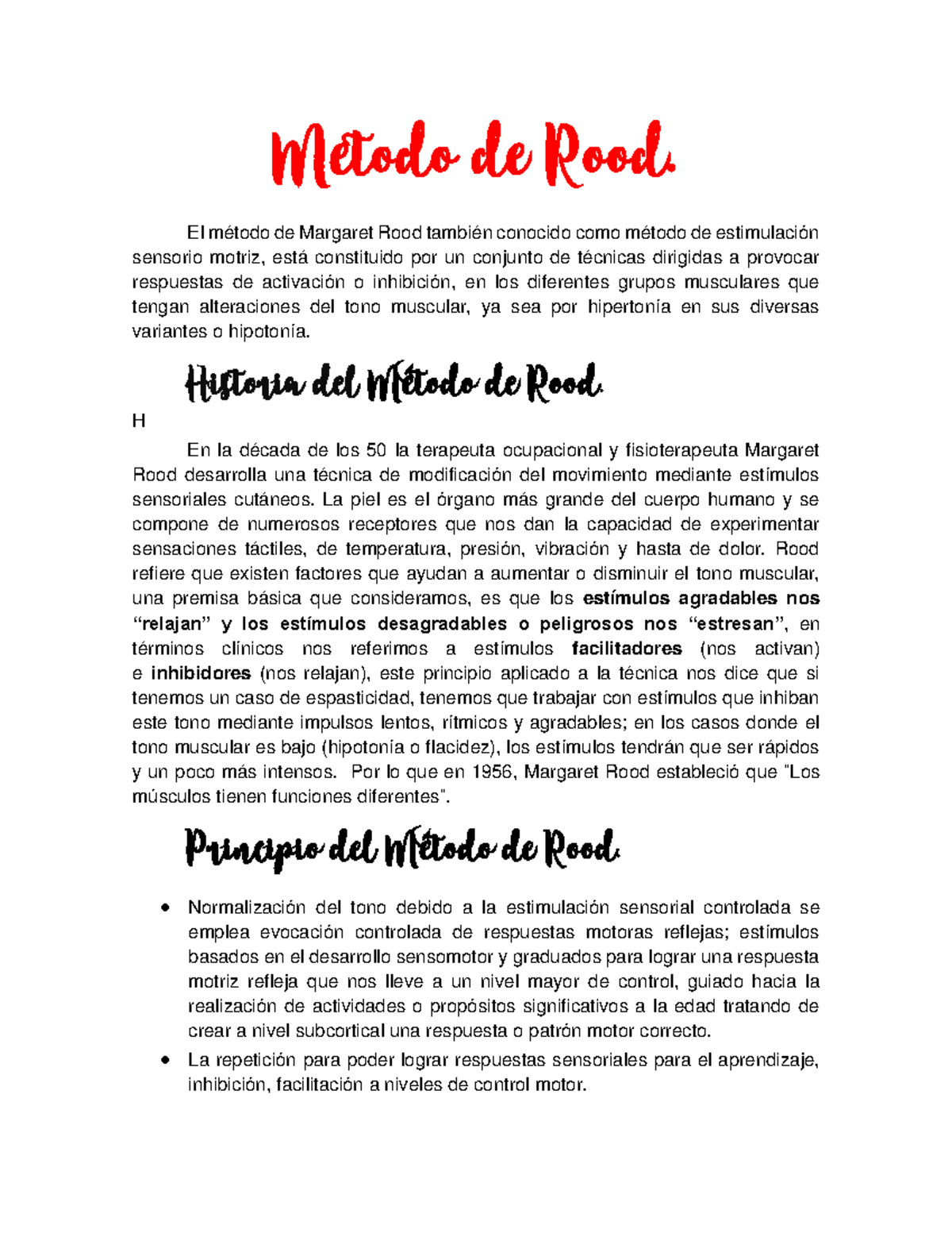 Metodo de Rood - dmcndjncdhcbdhcbdjc - Metodo de Rood. El método de ...