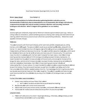 Simucase #1 Larry - Jenna Trissel Practice of Adult Cognitive ...