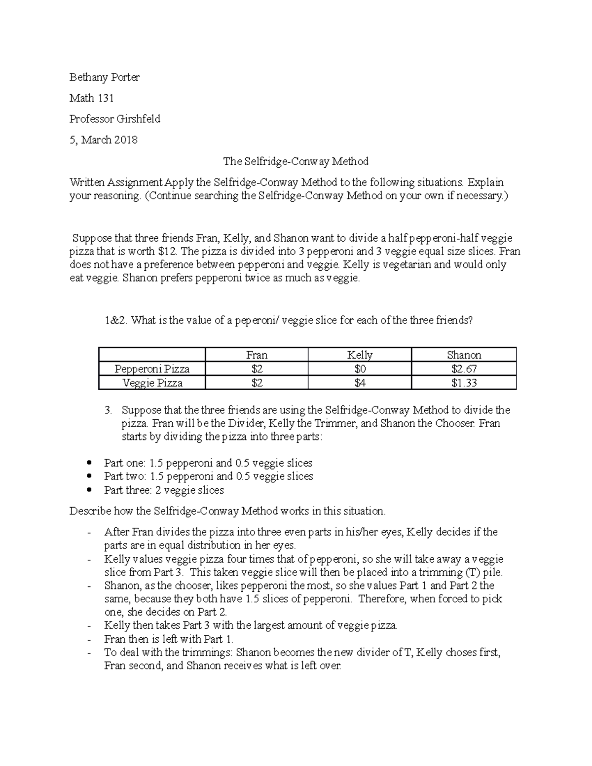 2018 Math Ideas(Math131) The Selfridge-Conway Method Method - Bethany ...