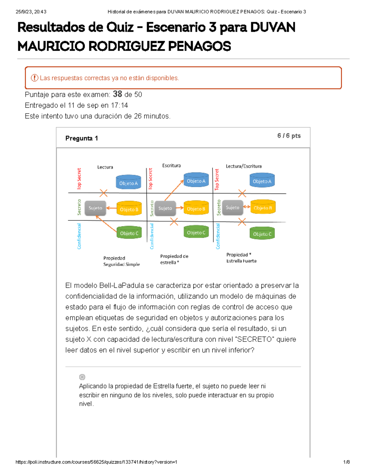 Quiz escenario 3 - Resultados de Quiz - Escenario 3 para DUVAN MAURICIO ...