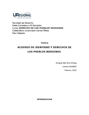 Pueblos Indigenas DE Guatemala Enrique Nils Pira Ortega carnet 2028087 ...