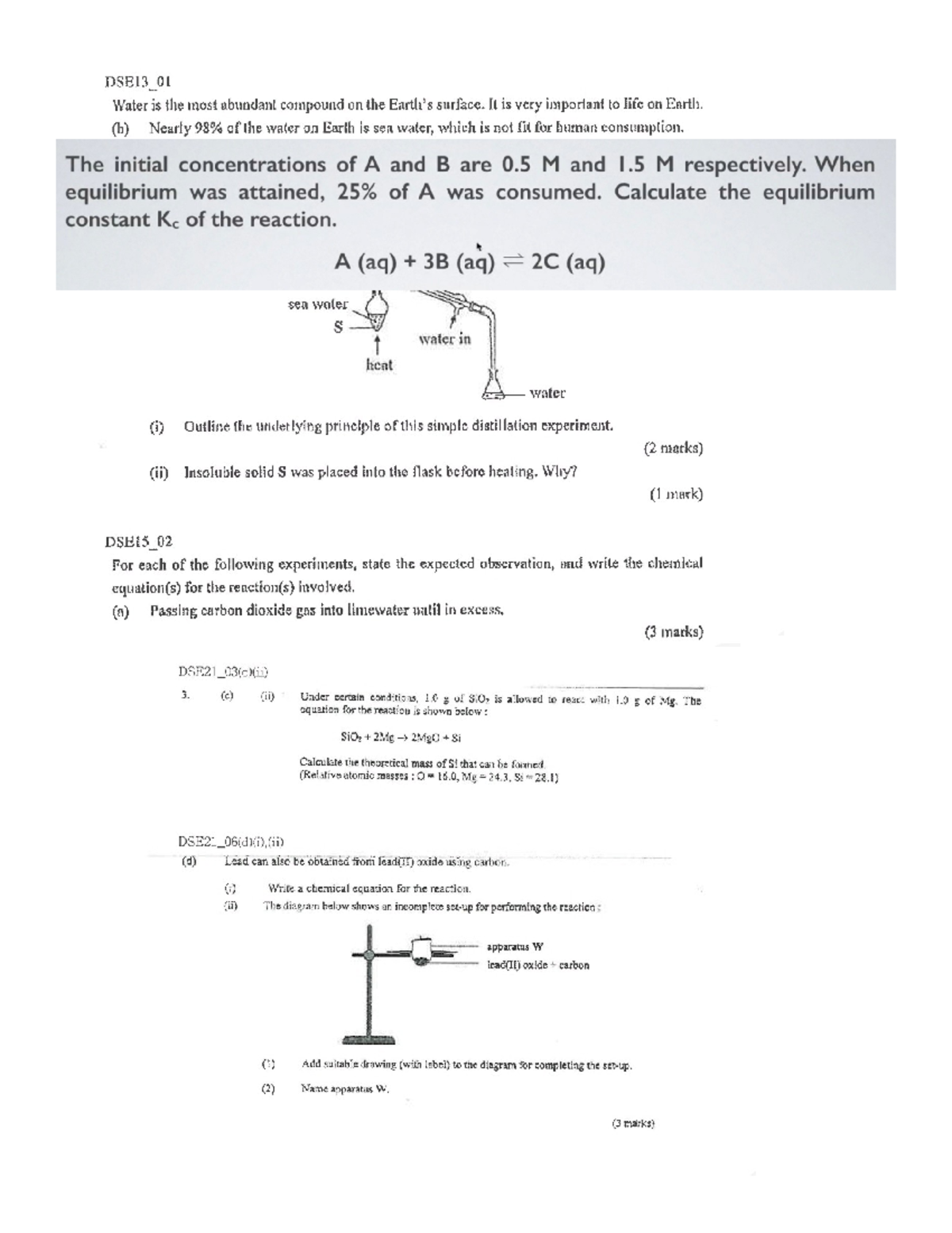 Chem 1 - chem - CHEM2222 - Studocu