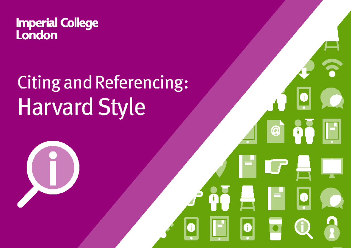 IMPP10649 Harvard Guide 230822 WEB - Citing and Referencing: Harvard ...