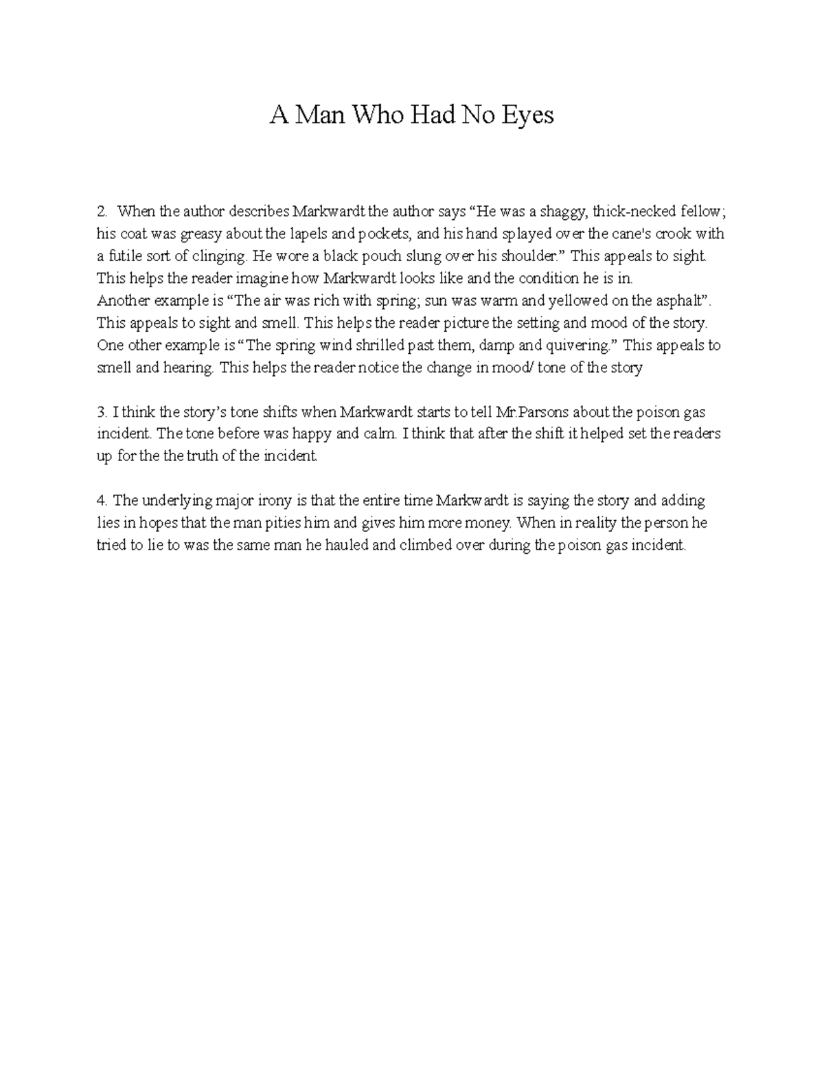 A Man Who Had No Eyes - a man who had no eyes - A Man Who Had No Eyes 2 ...