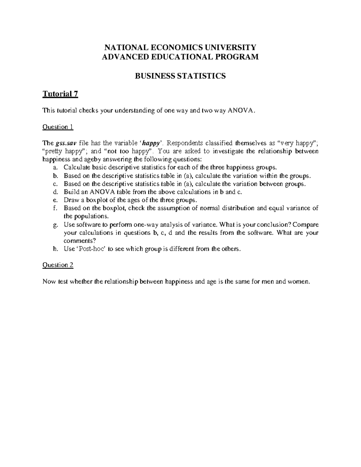 Tutorial 7 - This study extends previous literature on the association ... Tutorial 7 - This study extends previous literature on the association ...