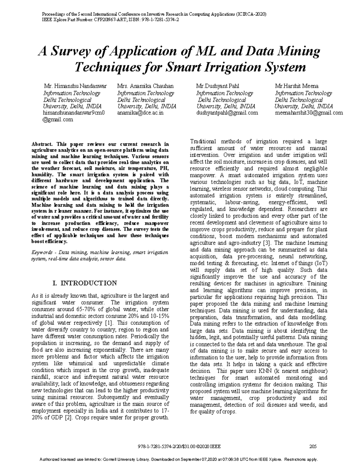 A Survey of Application of ML and Data Mining - A Survey of Application of ML and Data Mining ...