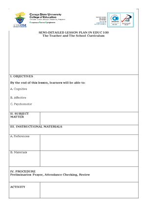 Document-WPS Office - Educ 108 The Teacher And The School Curriculum ...