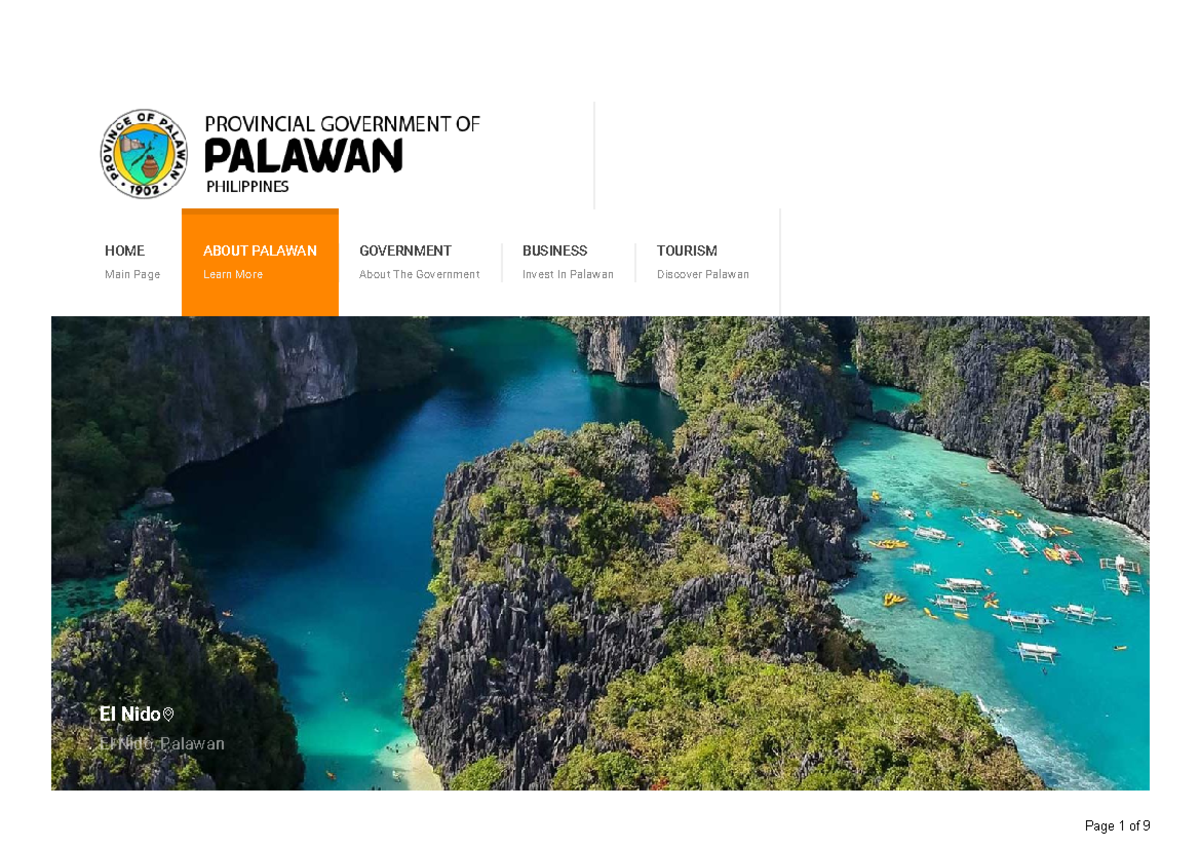 Palawan Geophysical (palawan - ####### El Nido El Nido, Palawan HOME ...