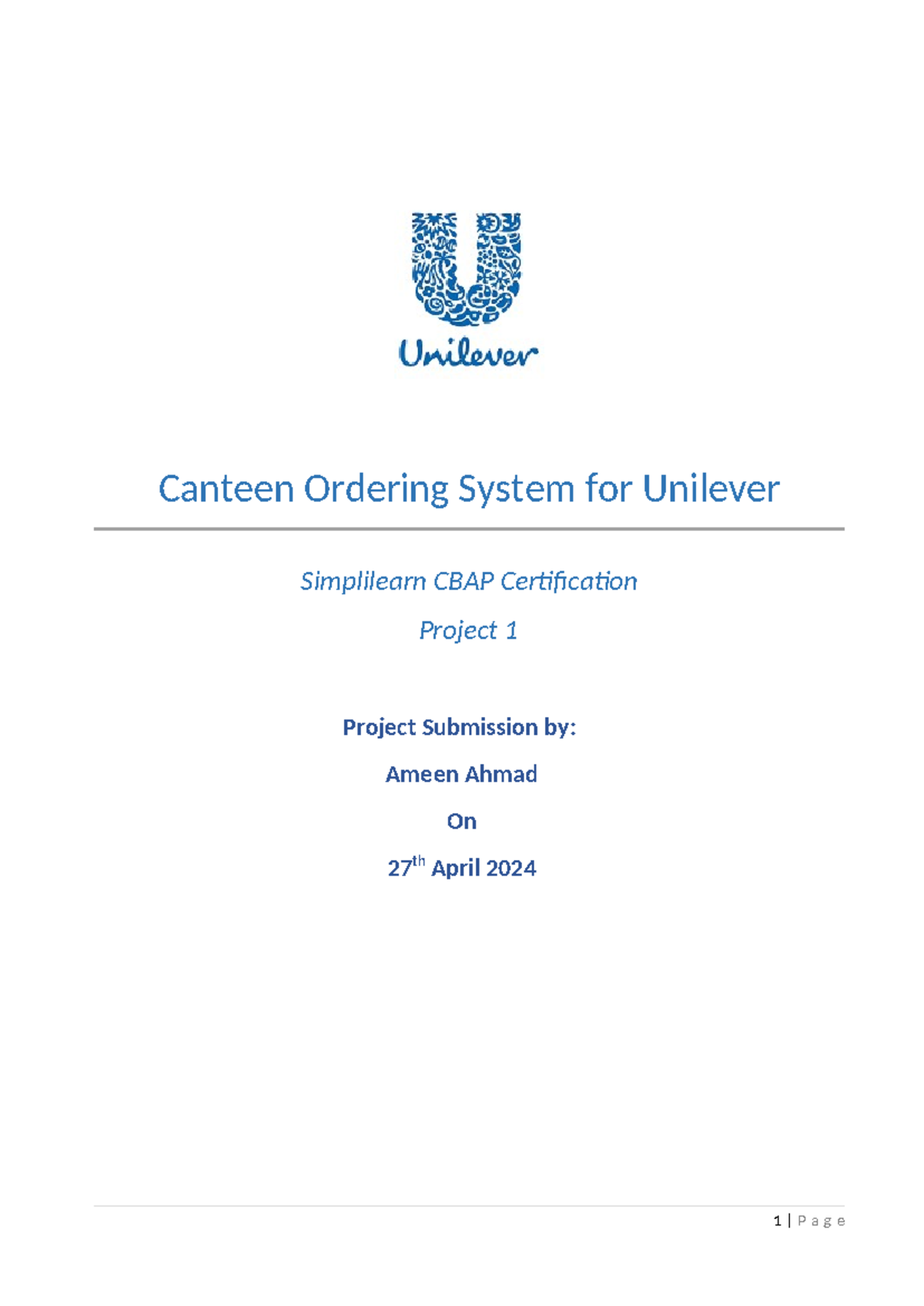 Project 1 Canteen Ordering System - Canteen Ordering System for ...