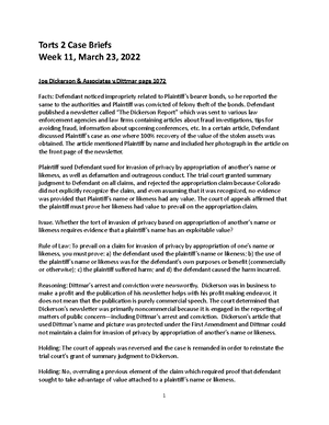 Spivey v Battaglia - case - Cole v Turner Nisi Prius 1704 6 Modern Rep ...