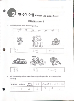 HO3 - Korean homework with corrections - lang 1170 - Studocu