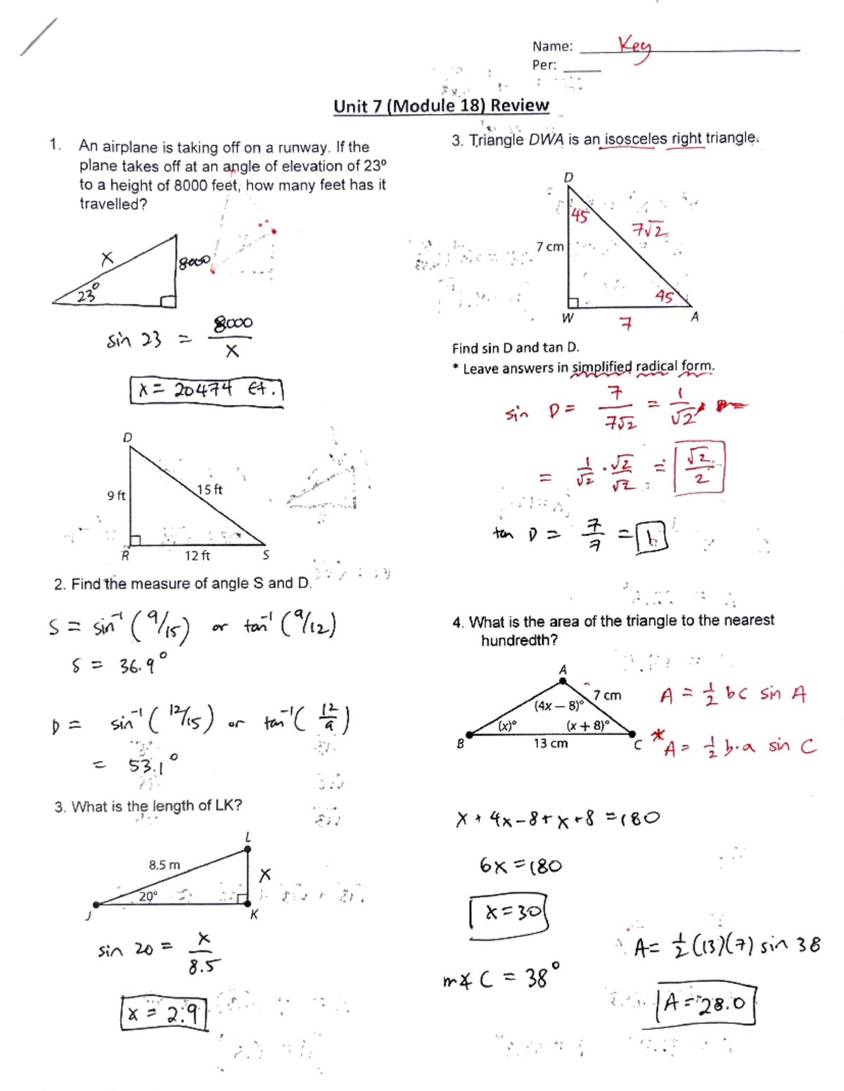 Module 18 Review #1 (Answer Key) - Studocu