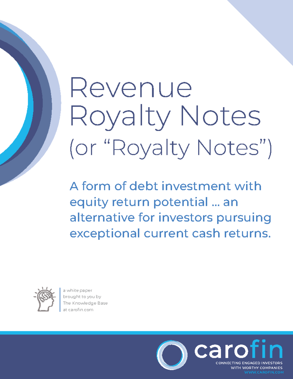Royalty Revenue White Paper - Revenue Royalty Notes (or “Royalty Notes ...