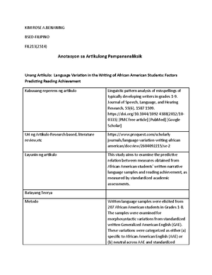 MGA URI NG Paksa - Good - MGA URI NG PAKSA PAKSA - Ang isang paksa ay ...