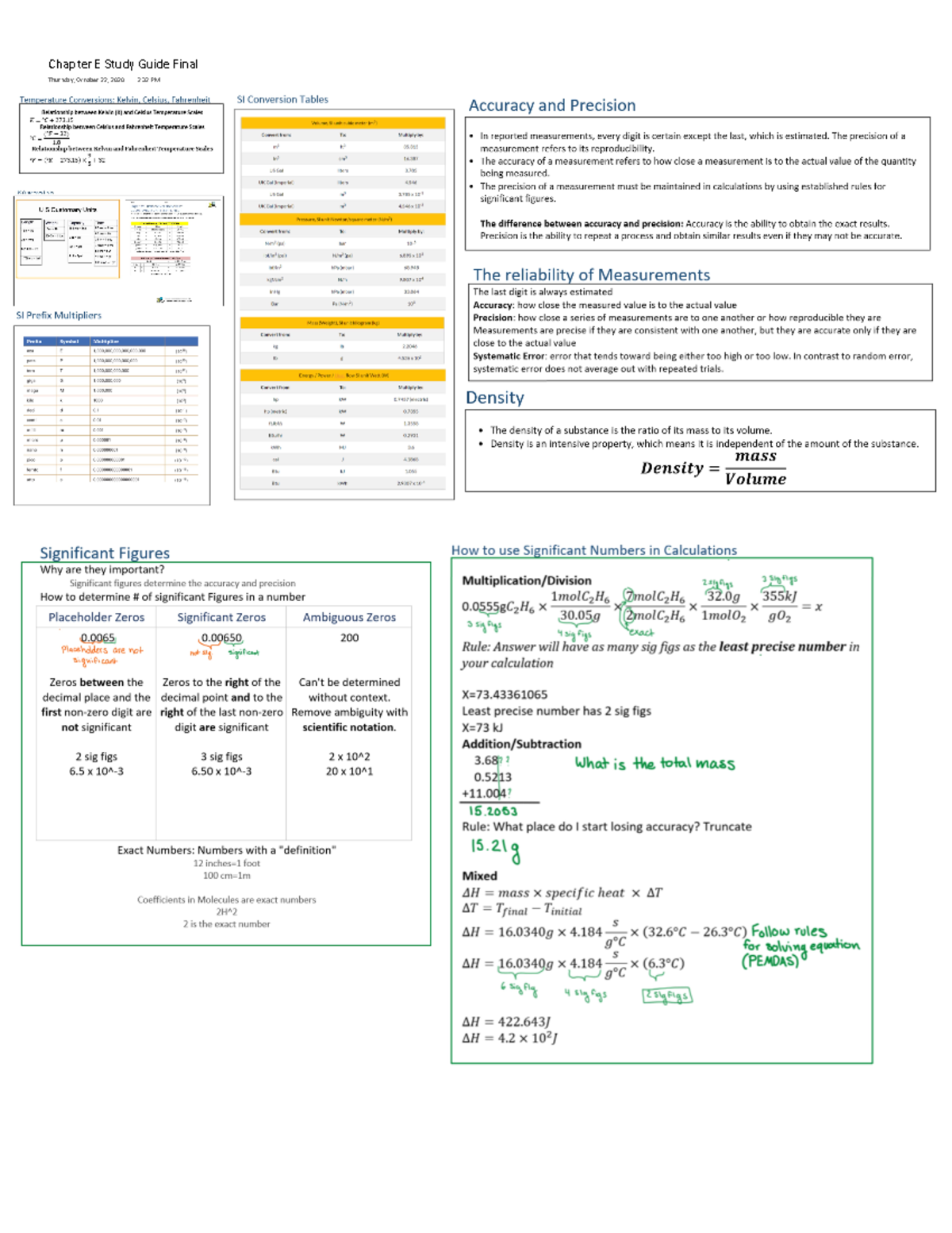 Mastering Chemistry Chapter E Study Guide - CHEM 231 - Warning: TT ...