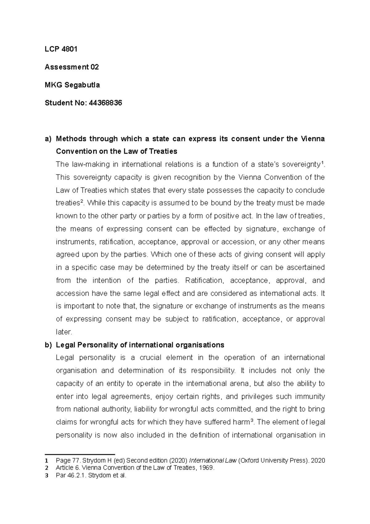 LCP 4801 Assessment 02 - Assignment - LCP 4801 Assessment 02 MKG ...