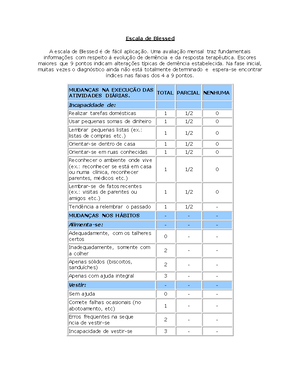 Iqcode - Questionário Informativo sobre o Declínio Cognitivo nas ...