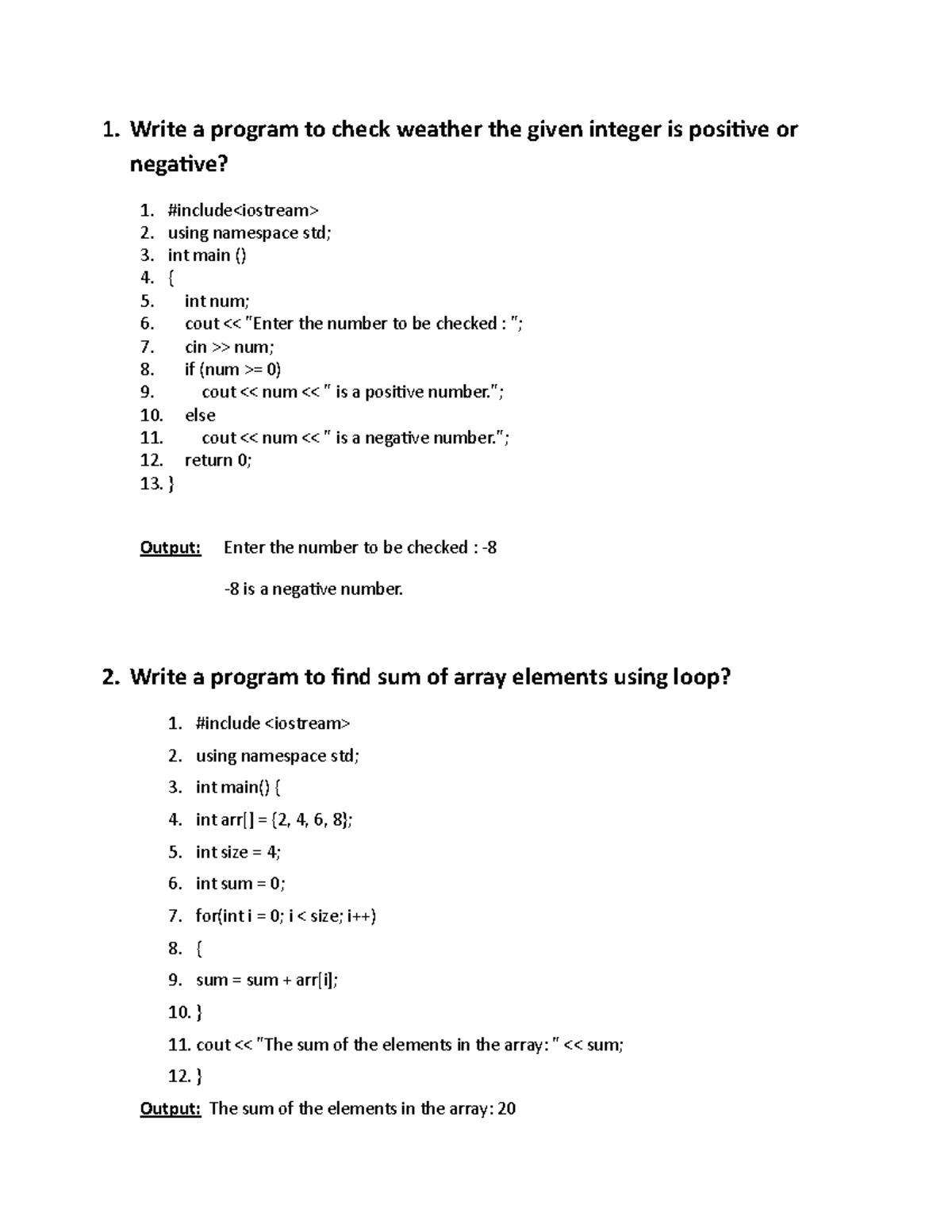 Practical C++ - Done - 1. Write a program to check weather the given ...