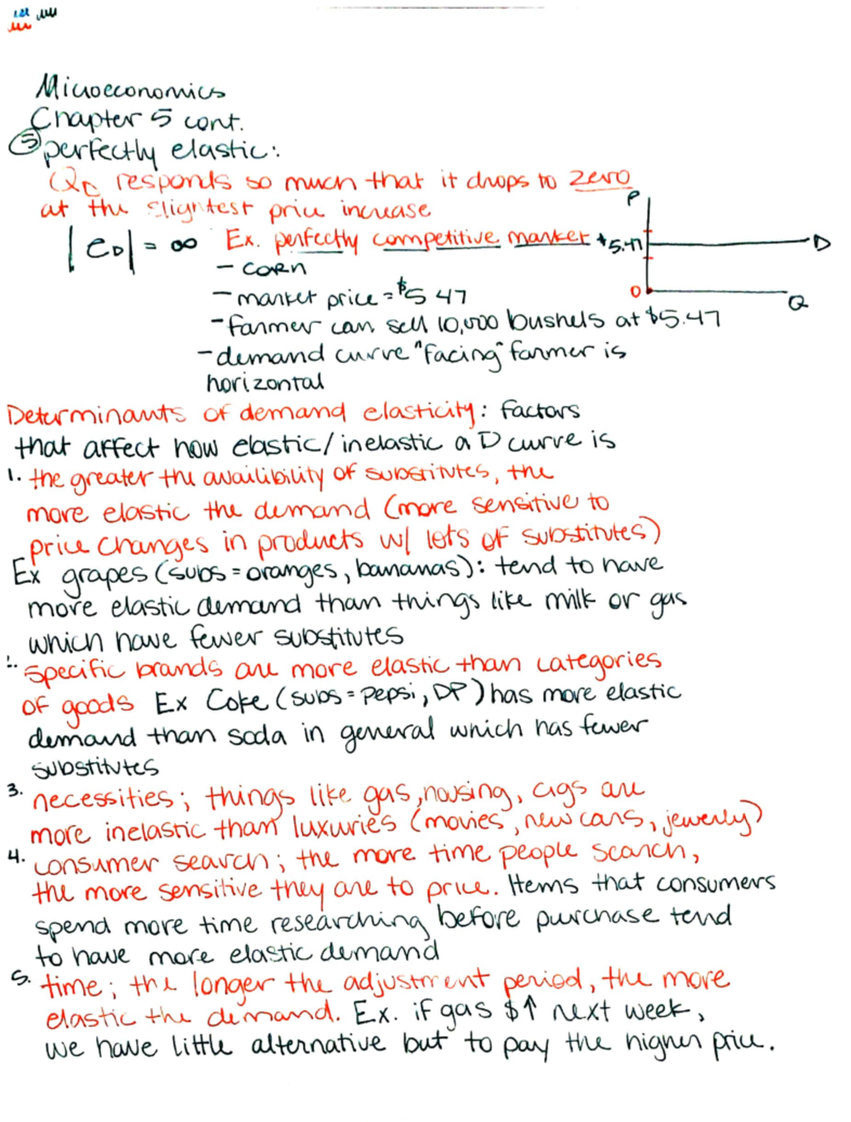 Chapter-5 - Dr. Rogers - is w Microeconomics Chapter 5 cont. perfectly ...