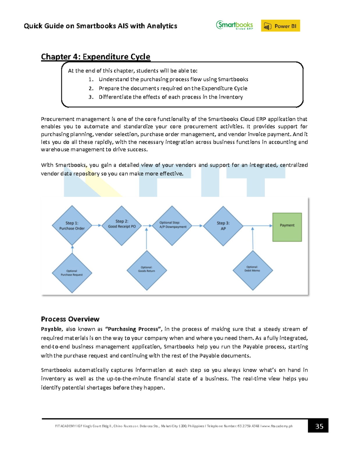 Quick+Guide+on+AIS+with+Analytics+v2023-35-73 - Chapter 4 : Expenditure Cycle Procurement ...