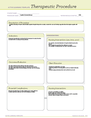 Fluid Overload - ACTIVE LEARNING TEMPLATES THERAPEUTIC PROCEDURE A ...