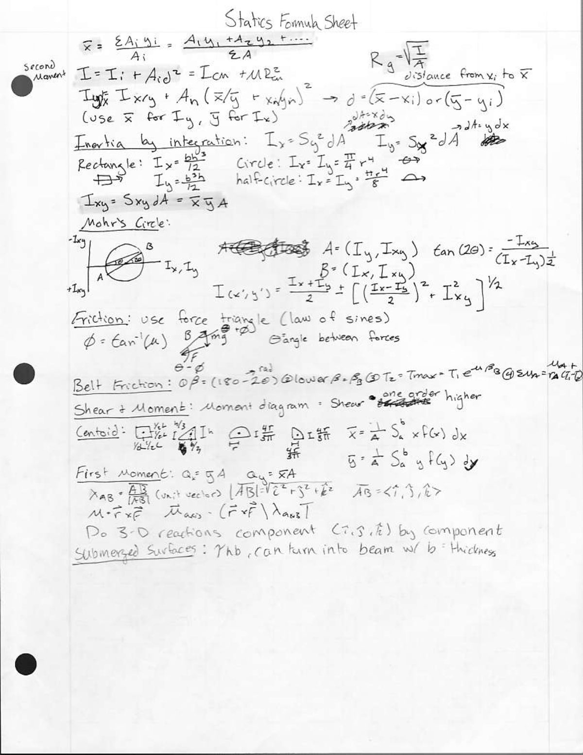 All lecture notes for Statics with Malla - sl^frs [*,[1+ * a, 2A)!, .4 ...