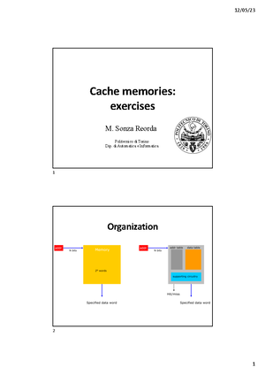 07 mem intro - 7 lecture - Introduction to memories Politecnico di ...