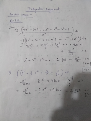 Integration - mnbhj - Higher Mathematics CfE Edition This document was ...
