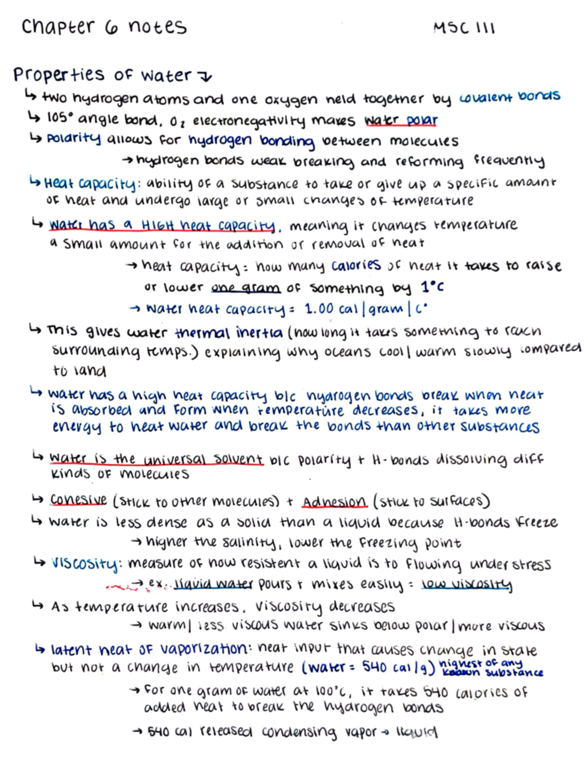 MSC Unit 2 Study Guide - Summary of Unit 2 by chapter with information ...