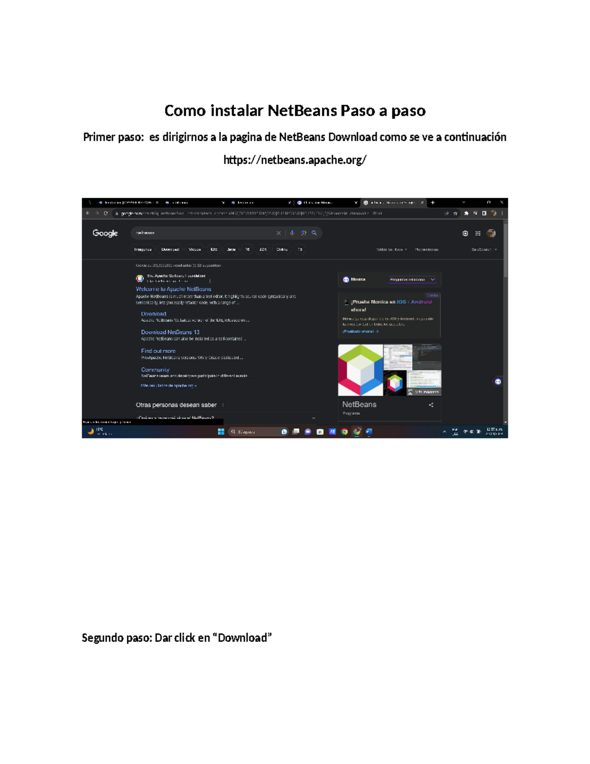 Como instalar Net Beans y Xampp paso a paso CVO - Como instalar NetBeans Paso a paso Primer paso ...