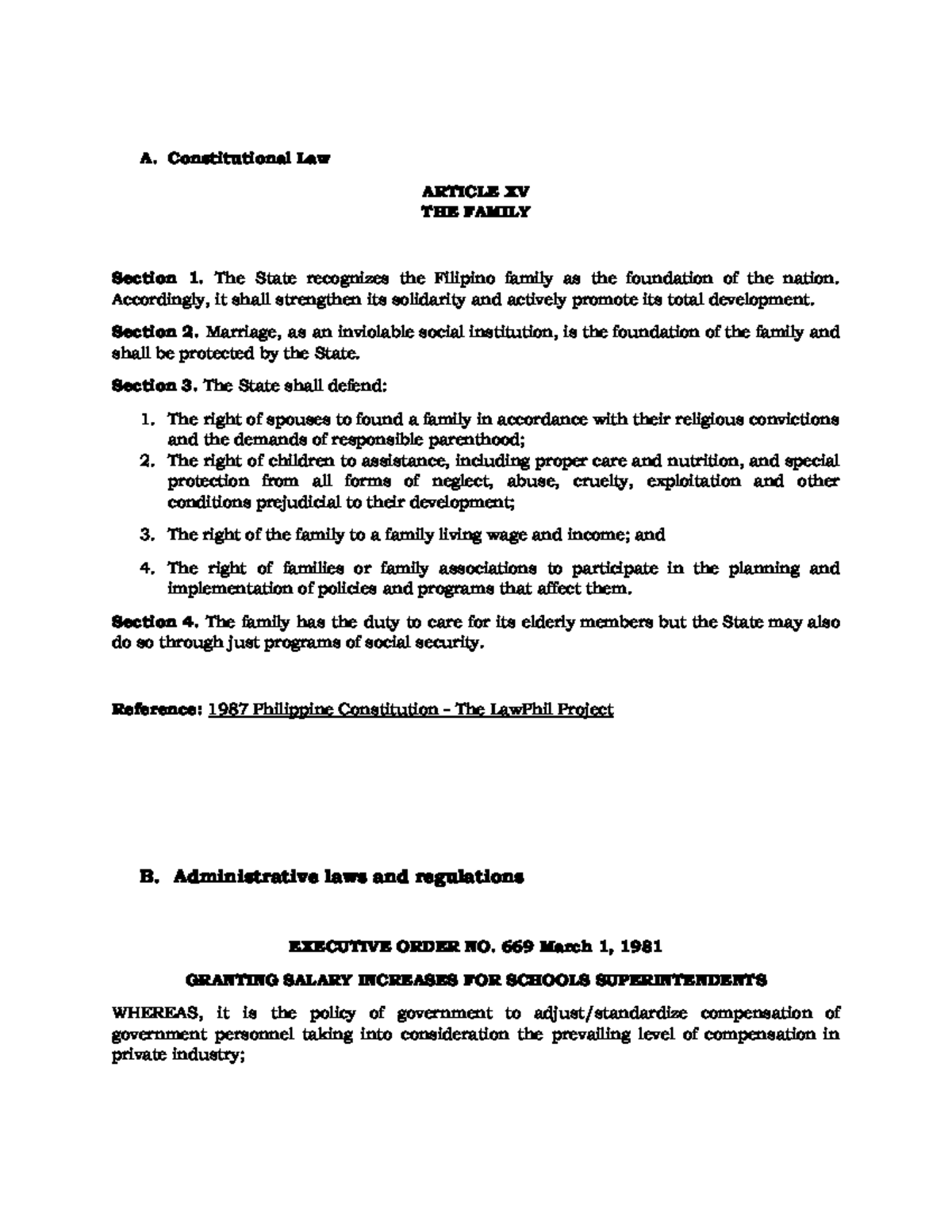Oblicon - Notes on Obligations and Contract - A. Constitutional Law ...