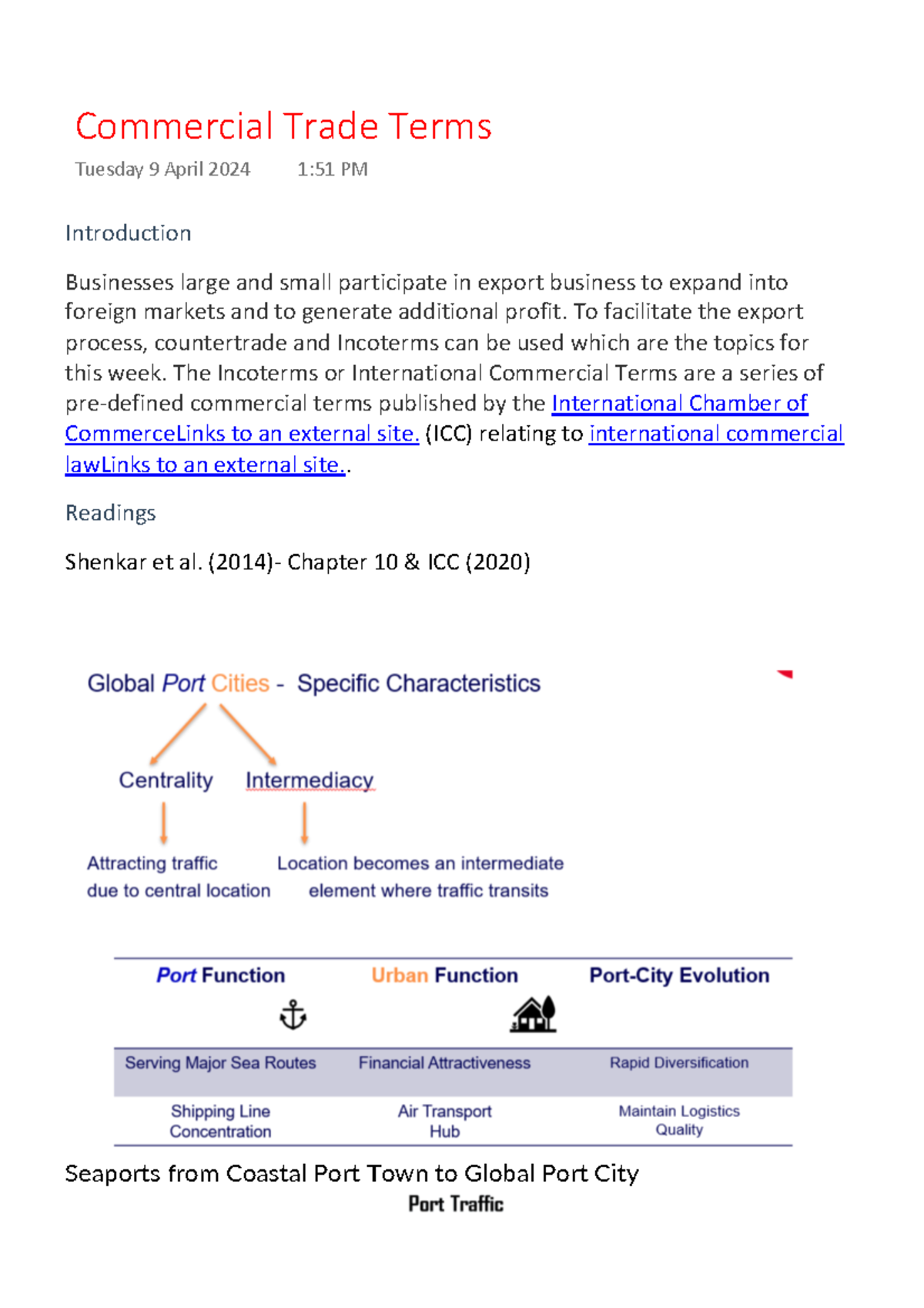 Commercial Trade Terms - Introduction Businesses large and small ...