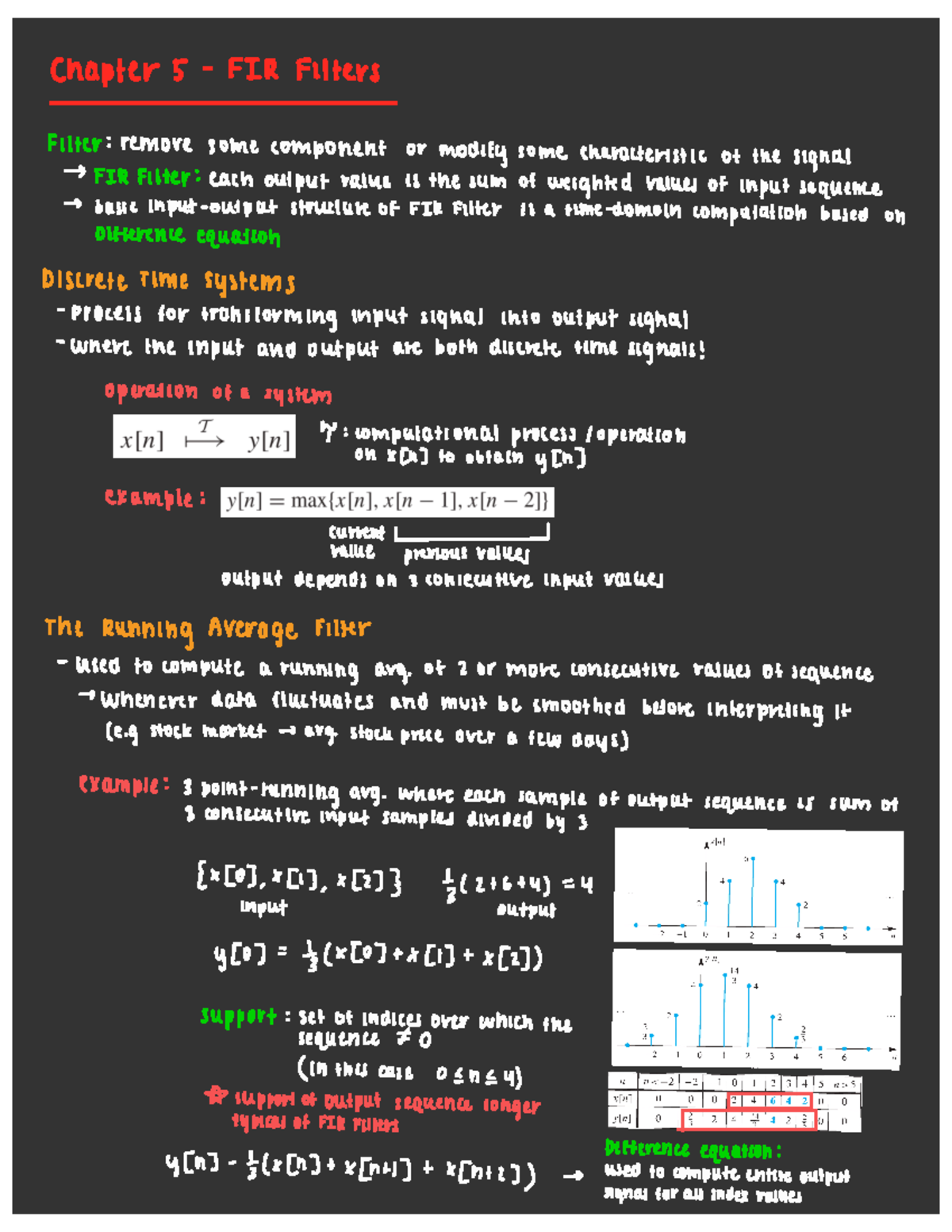 Chapter 5 Notes - FIR Filters - [6(,-. c / `DL `")-% / `")-. 1 4.+&8 ...