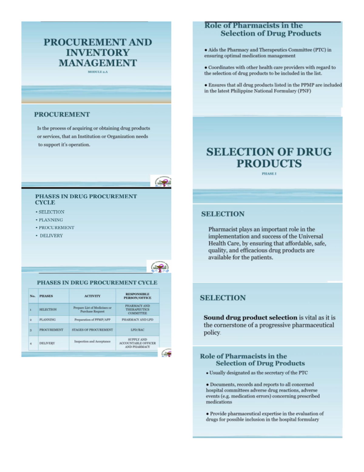 IPI-PNP-PART 2 - pharmacy - BS Pharmacy - s - Studocu