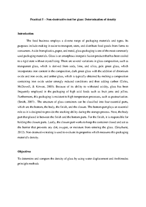 Lab 2 663 - FST663 LAB REPORT 2 - INTRODUCTION Fats are essential in ...