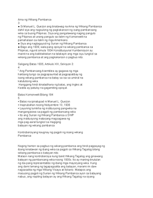 Komfil 1 - Assignment - TANGGOL WIKA o Alyansa ng mga Tagapagtanggol ng Wikang Filipino Binubuo ...