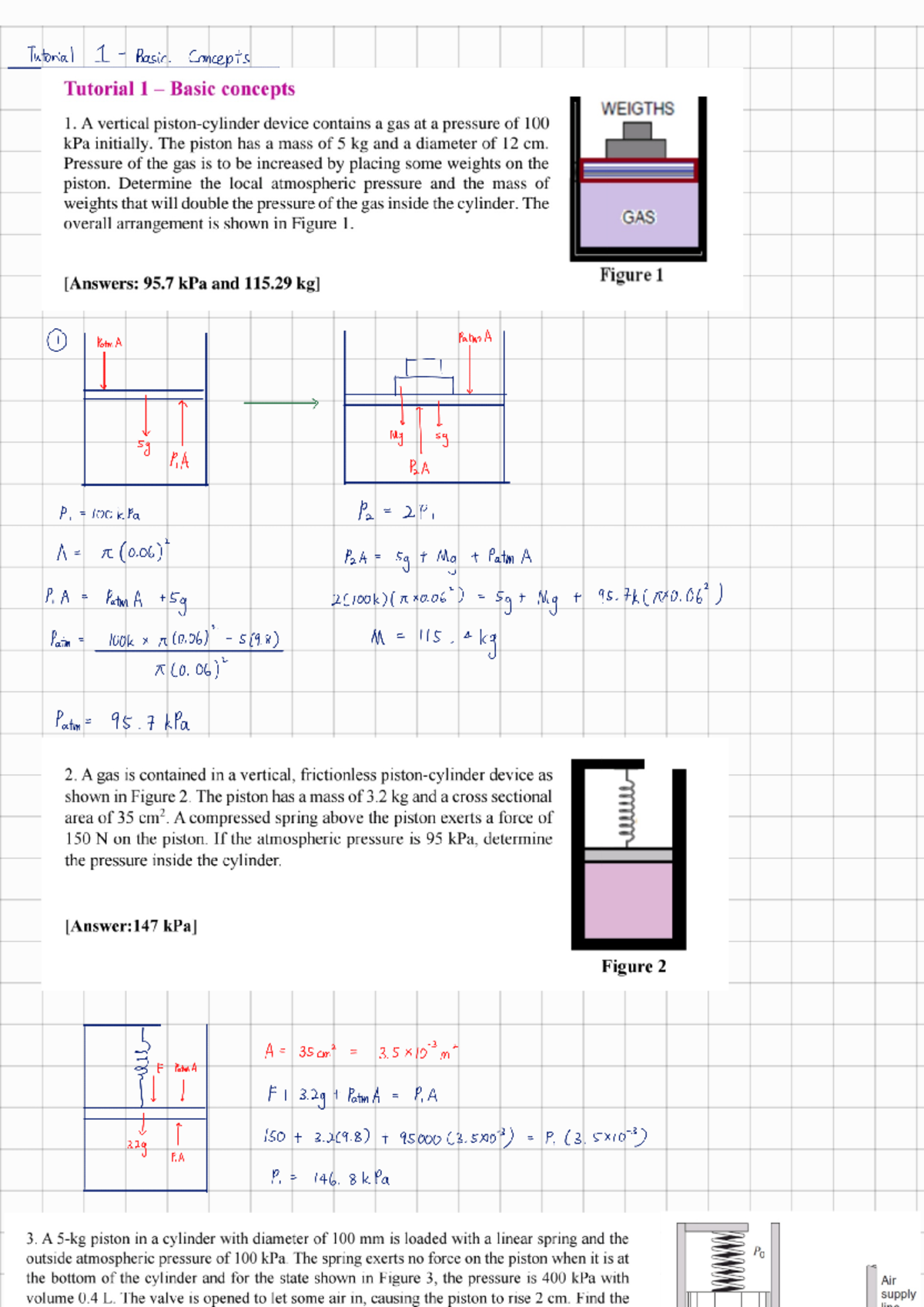 Tutorial 1 - Tutorial 1 Basic Concepts Tutorial 1 Basic concepts WEIGTHS 1. A vertical device ...