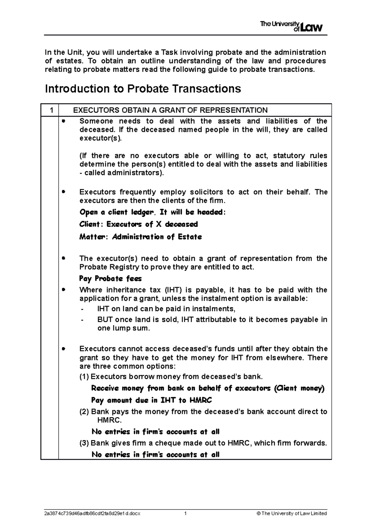 2122 ipp u11 ce01 prep task04 intro to probate - In the Unit, you will ...