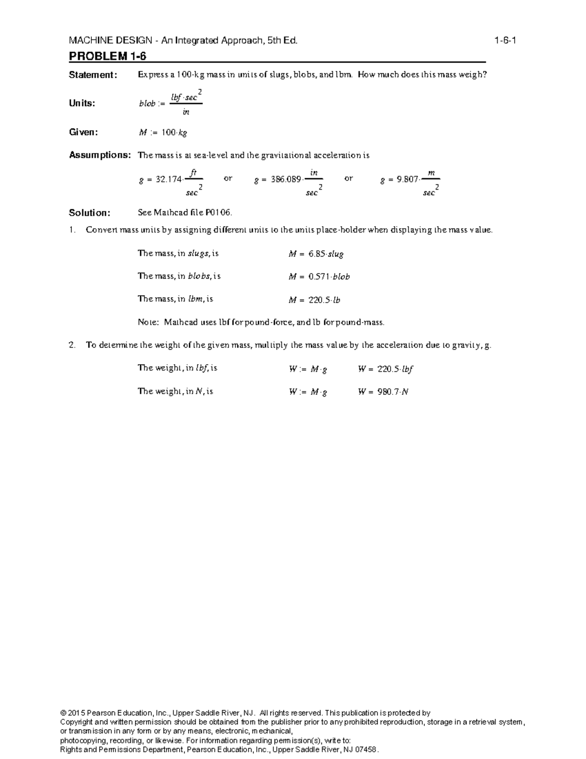 P0106 - Homework solution - MACHINE DESIGN - An Integrated Approach ...