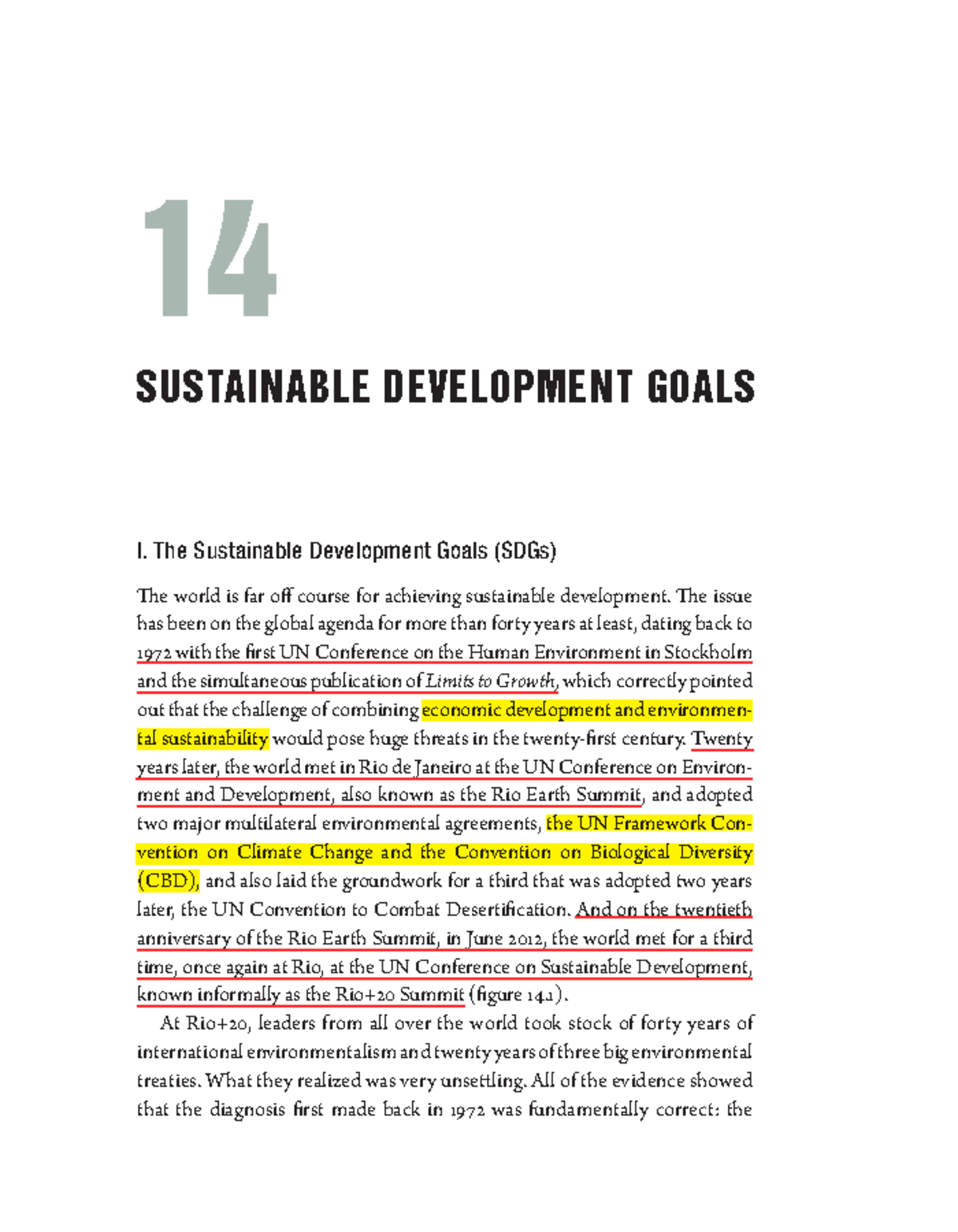 Week 02 b 01 Chapter 14. Sustainable Development Goals - I. The ...