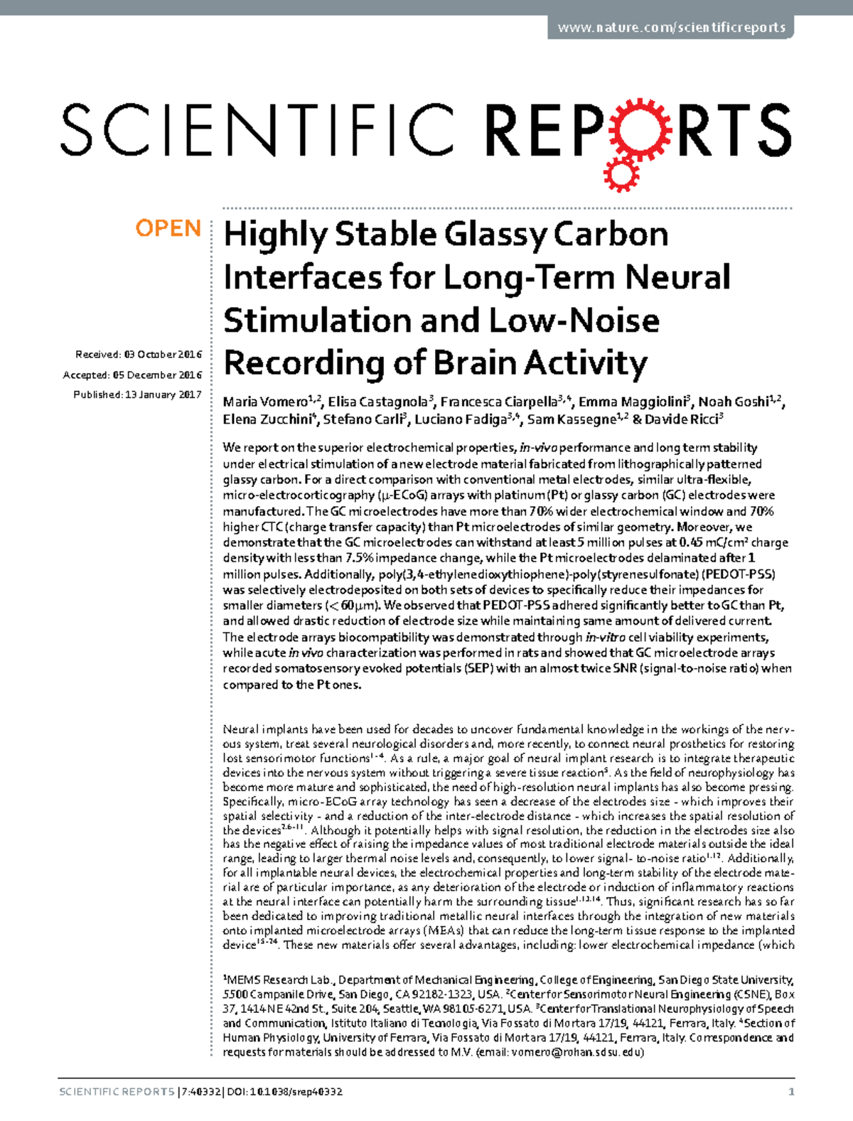 GC and Pt electrode plus electrochemical characterization - nature ...