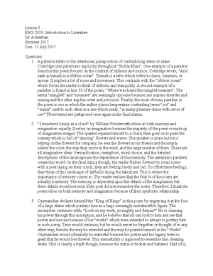 ENGL-2020 EC Presentation - Essay: Sex, Drugs, Disasters, and the ...