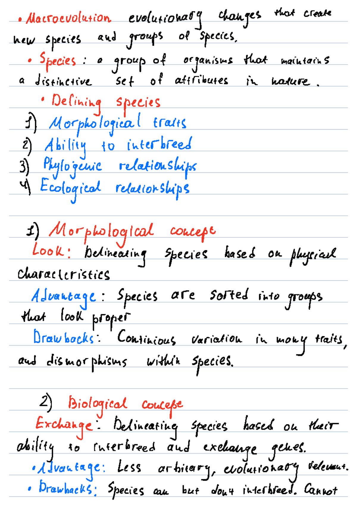 Chapter 24. Origin of Species - Macrocvolution evolutionary changes ...