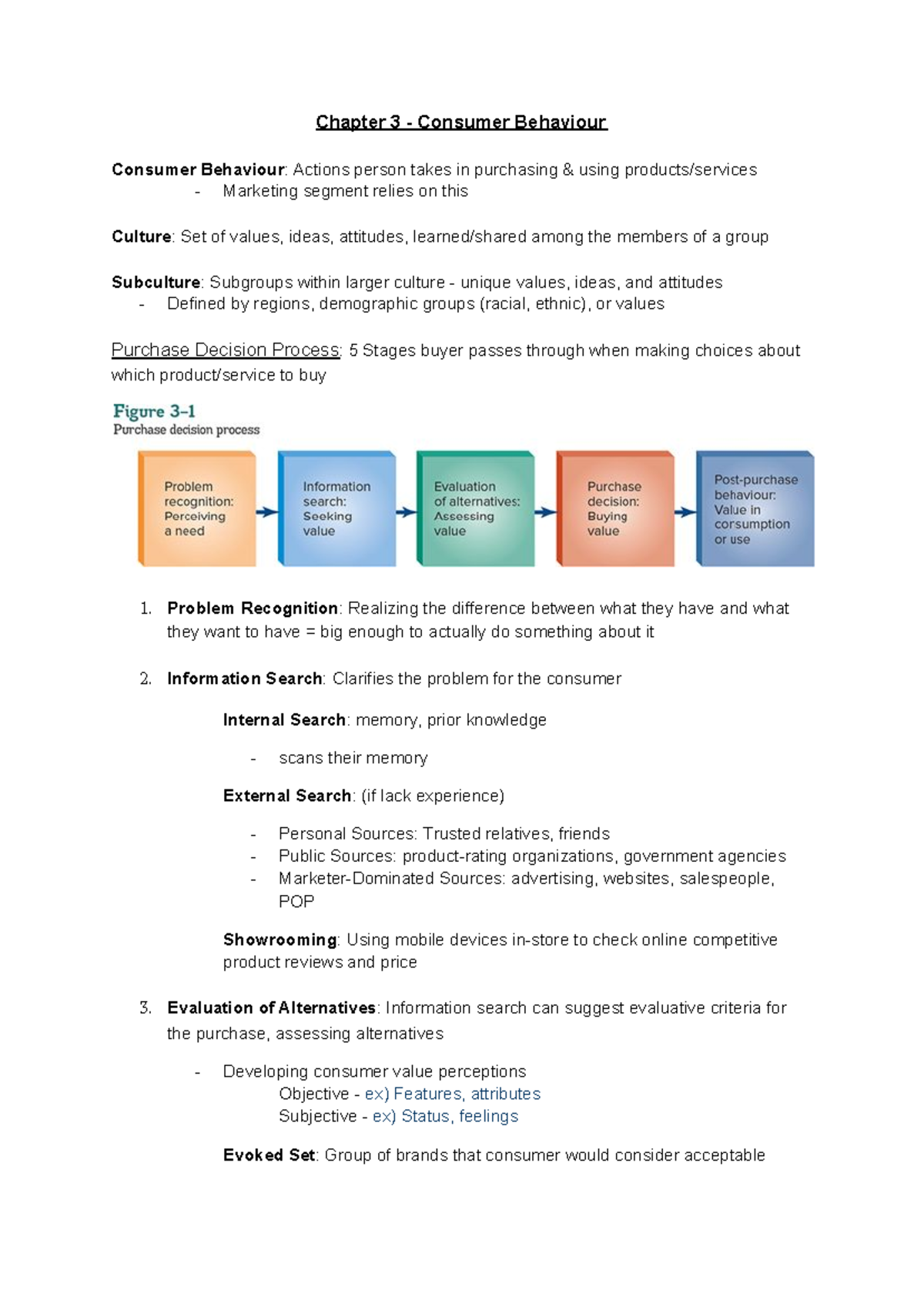 Chapter 3 - Consumer Behaviour - Chapter 3 - Consumer Behaviour Consumer Behaviour : Actions ...