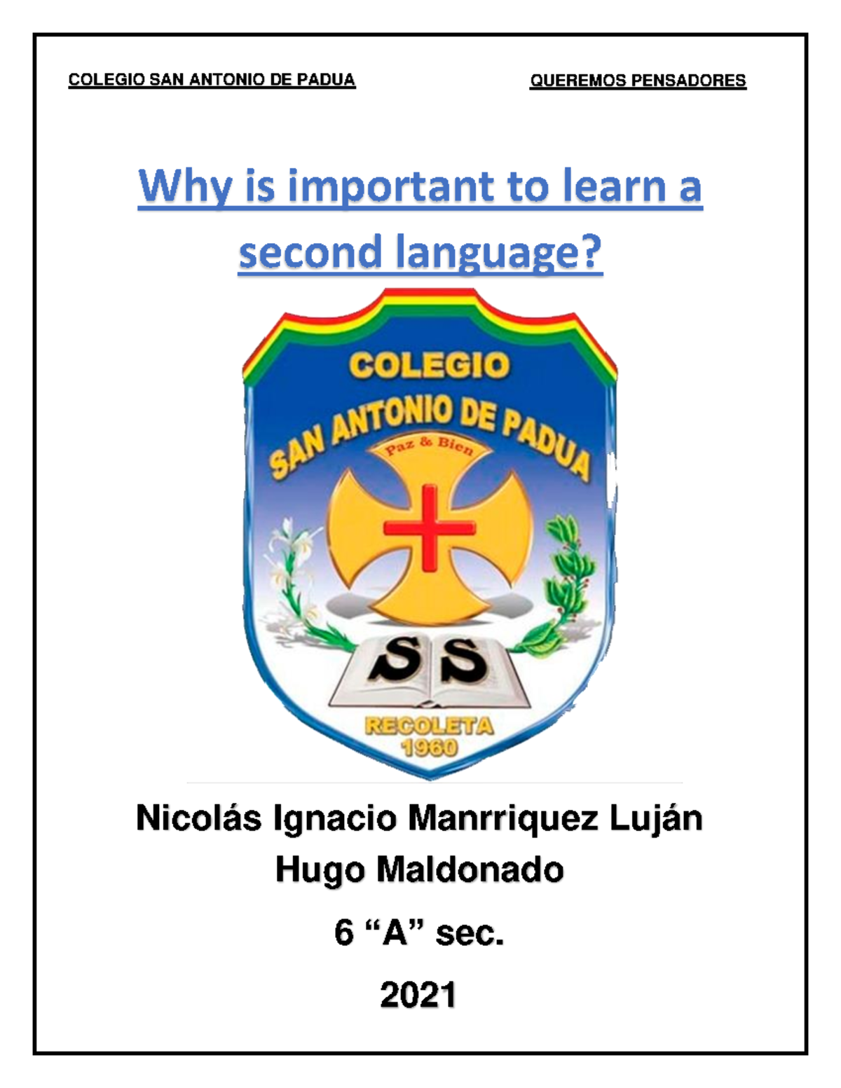 Why Is It Important To Learn A Second Language COLEGIO SAN ANTONIO DE why-is-it-important-to-learn-a-second-language-colegio-san-antonio-de
