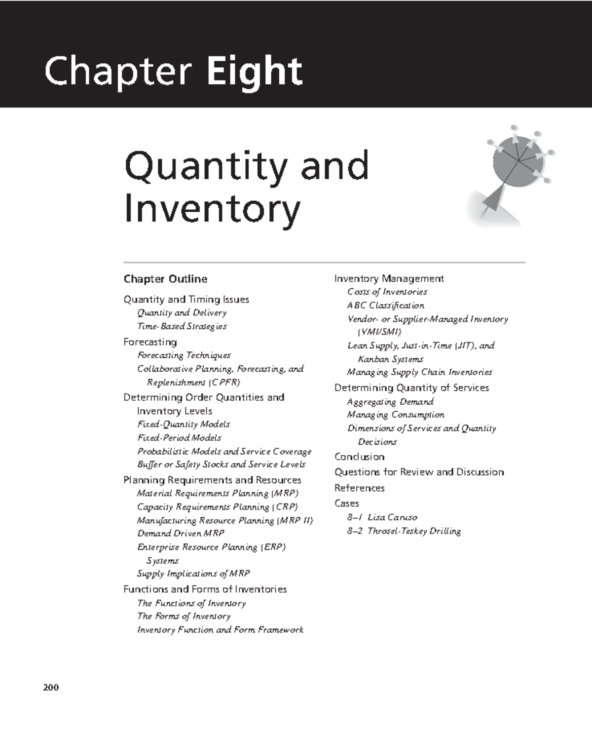 PSM Ch8 Quantity-and-Inventory - 200 Chapter Eight Quantity and ...
