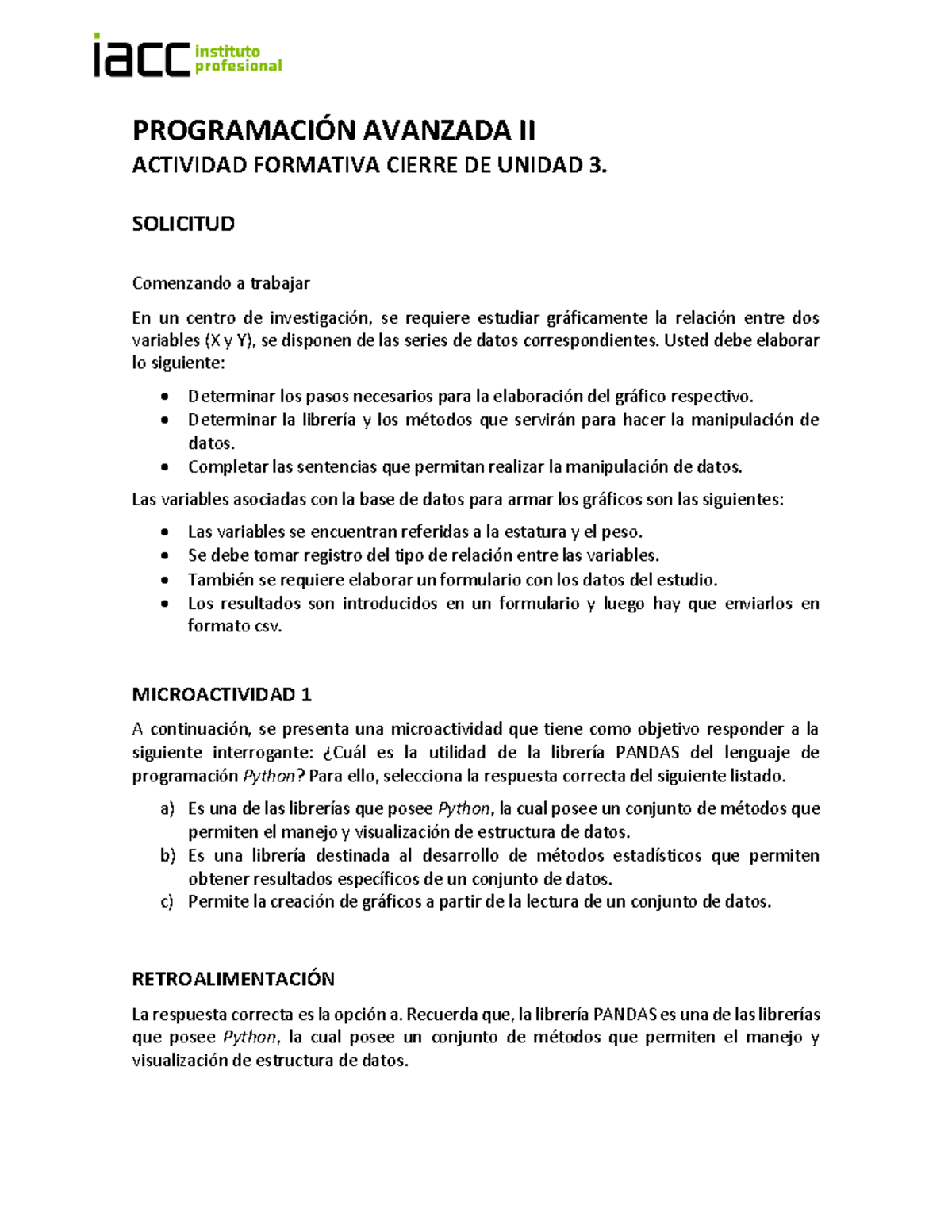 Interactivo S8 - Actividad Formativa Unidad 3, versión accesible ...