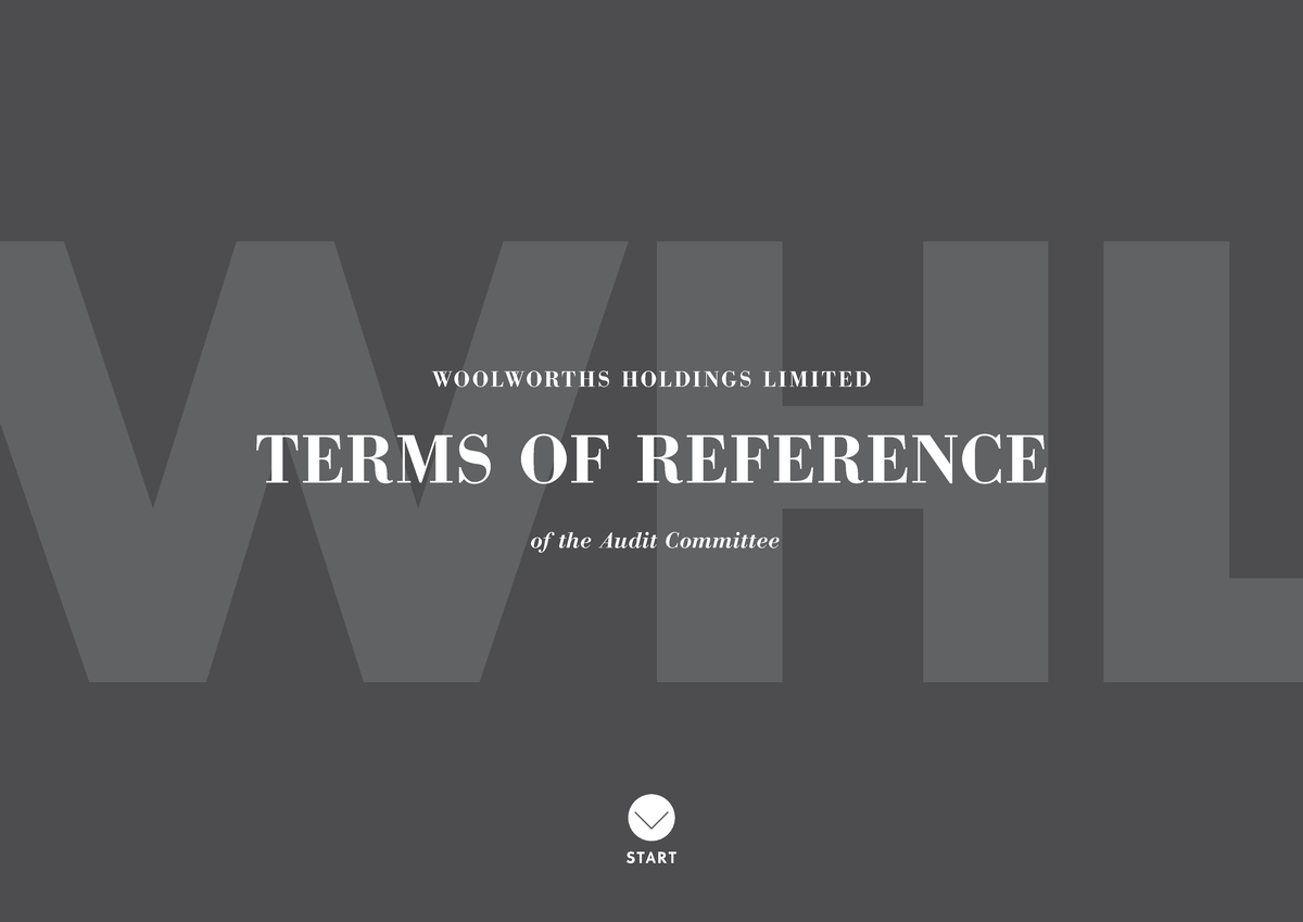 WHL Audit- Committee- Terms-OF- Reference 2023 - START TERMS OF ...