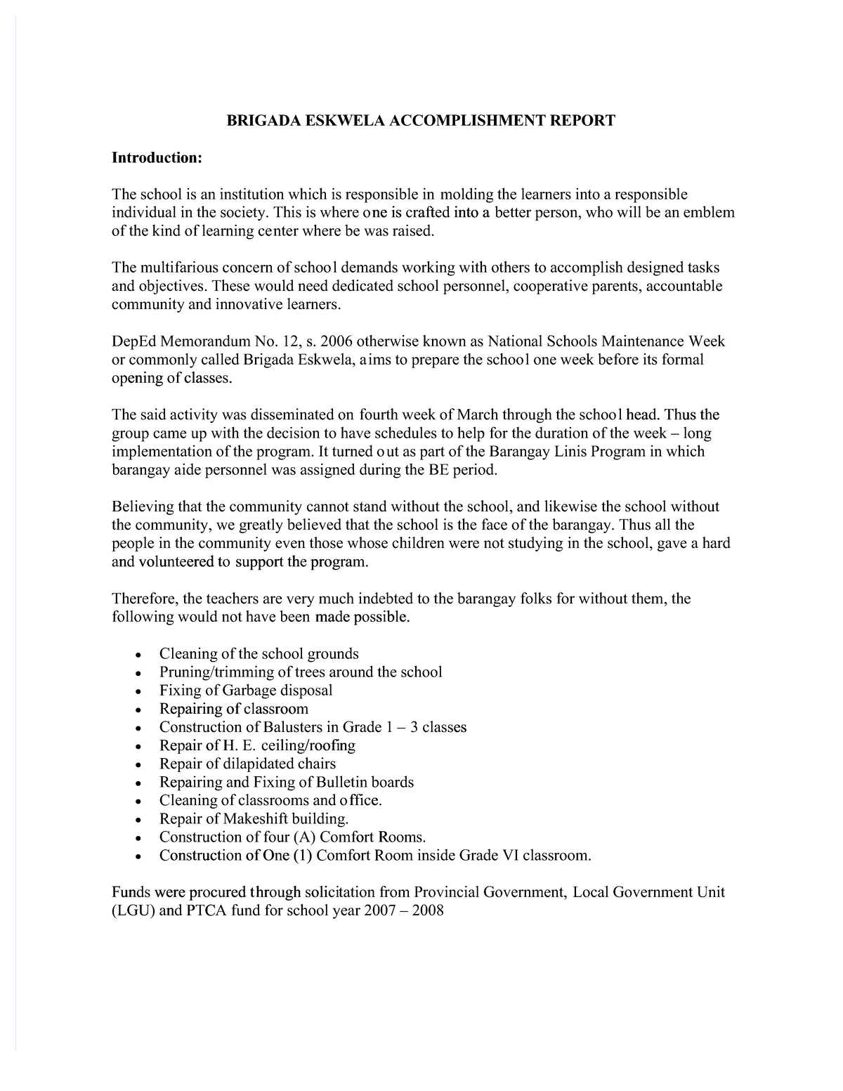 Pdf-brigada-eskwela-accomplishment-report compress - BRIGADA ESKWELA ...